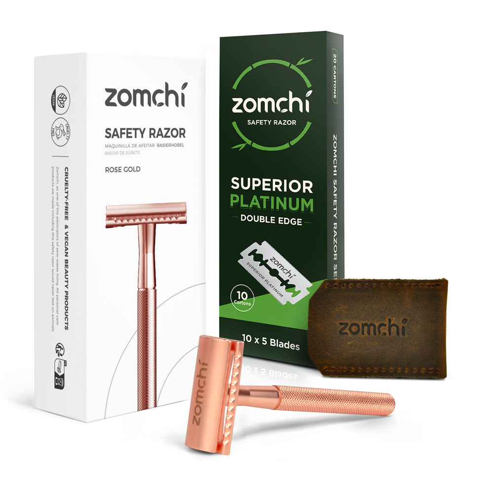 Eco Friendly And Zero Waste Safety Razors For Women & Men + 50/100 Cou ...
