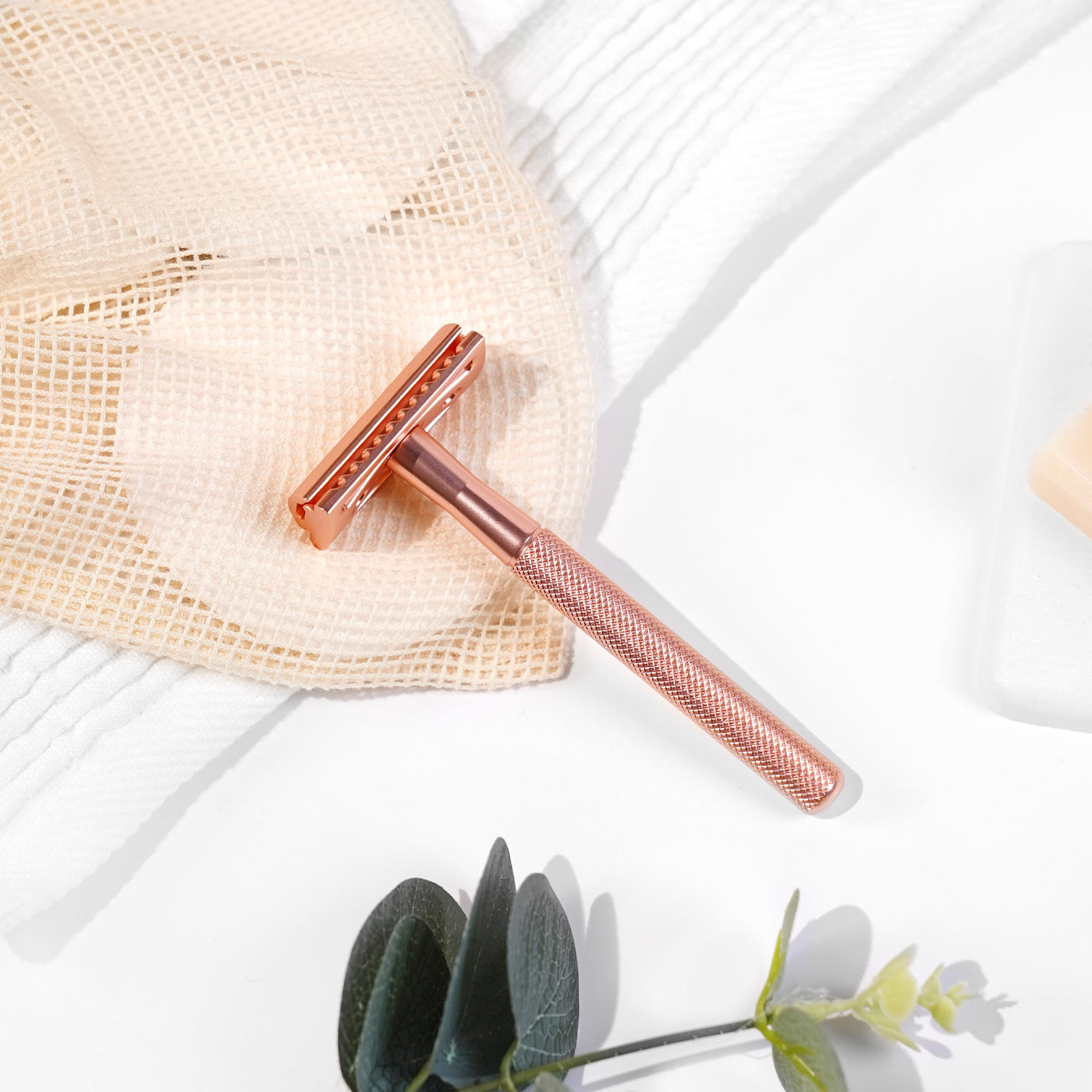 Metal Double Edge Razor for Women&Men with 5 double edged razor blades ...